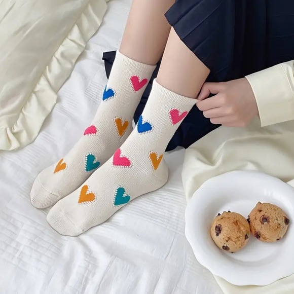 Accessories | Cute Heart Socks | Poshmark